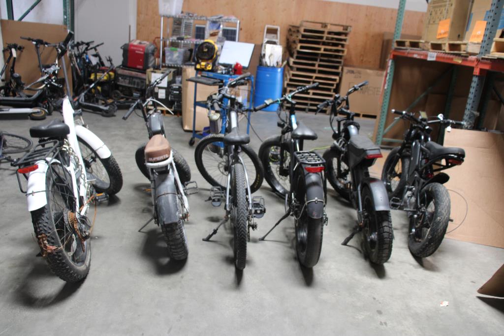Group Of 6 Used E-Bikes | Property Room
