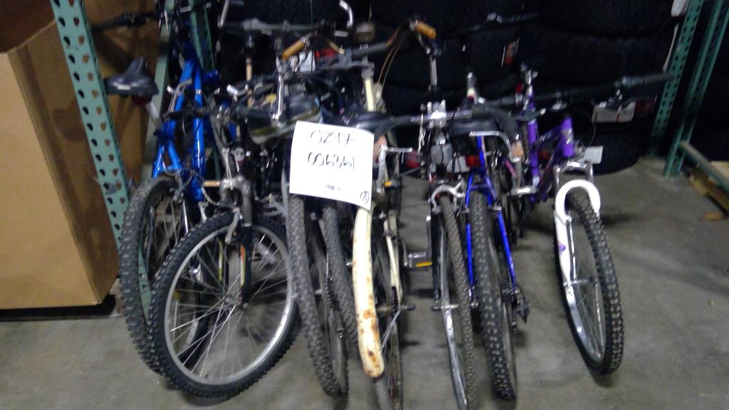 Group Of 8 Used Bikes | Property Room