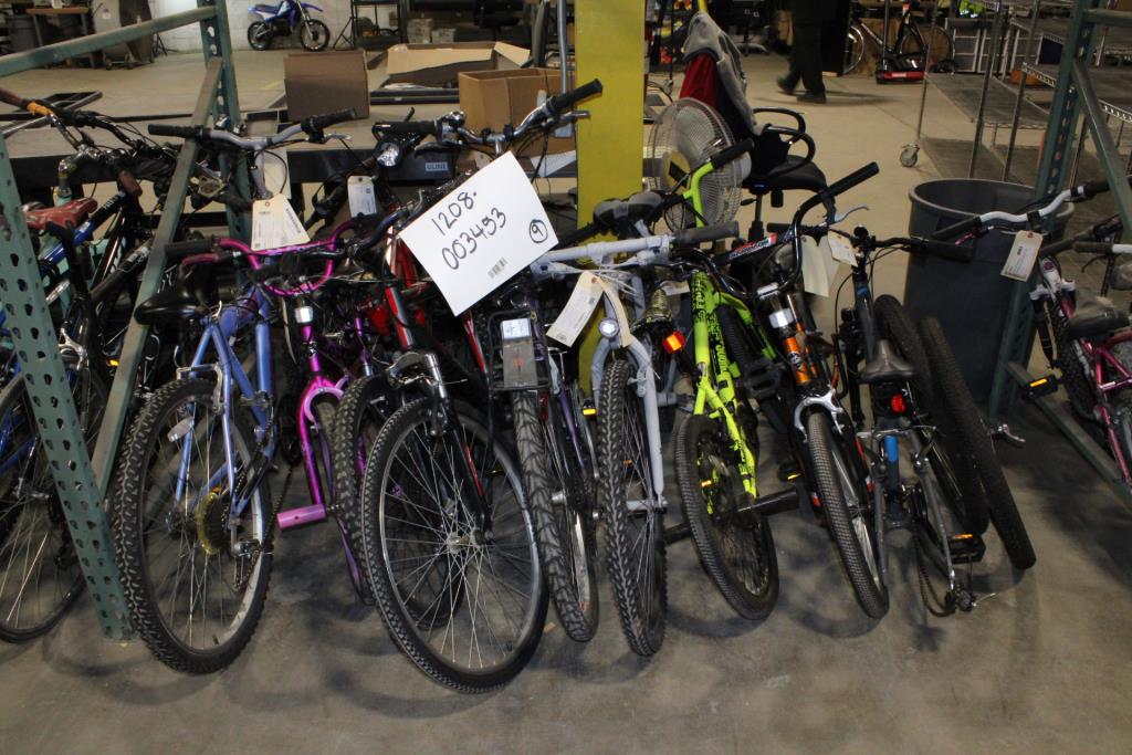 Group Of 9 Used Bikes | Property Room