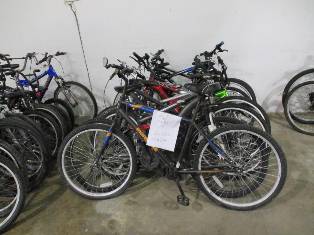 Group Of 9 Used Bikes | Property Room