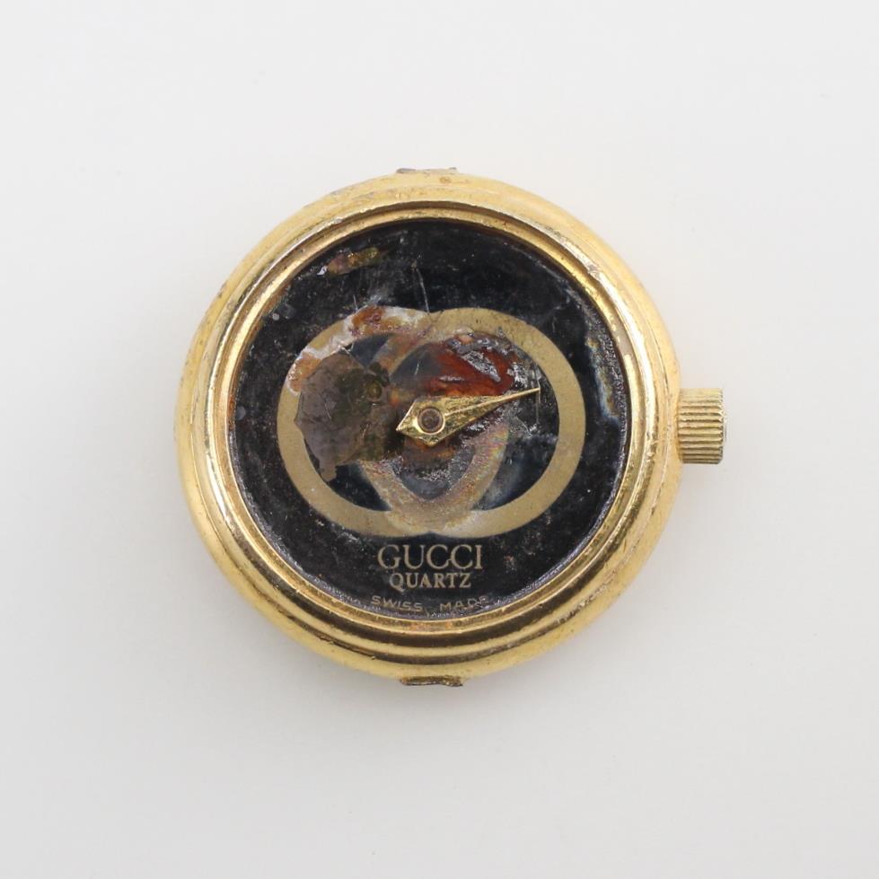 Gucci 2047L Gold Plated Watch Face | Property Room
