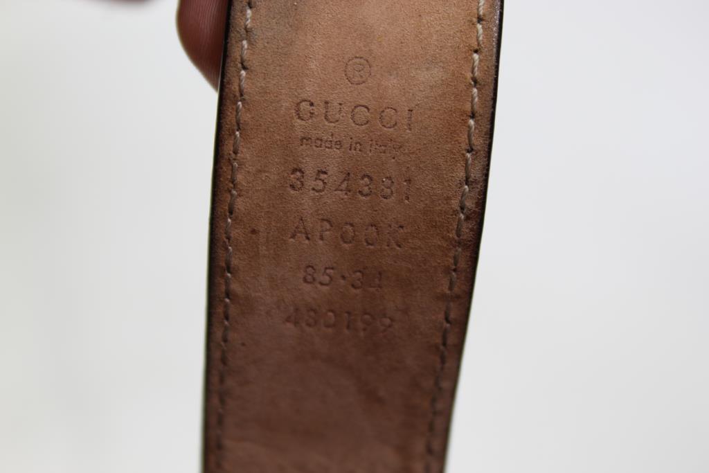 Gucci Belt, Size 34 | Property Room