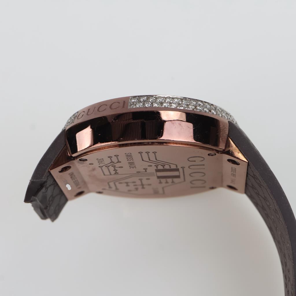 Gucci Digital 114-2 1.00cts TW Diamond Watch-Evaluated By Our Certified ...