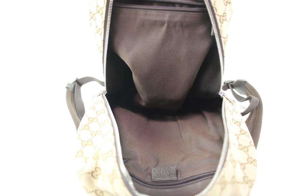 Gucci GG Monogram Travel Backpack - Doublechecked By Entrupy | Property ...