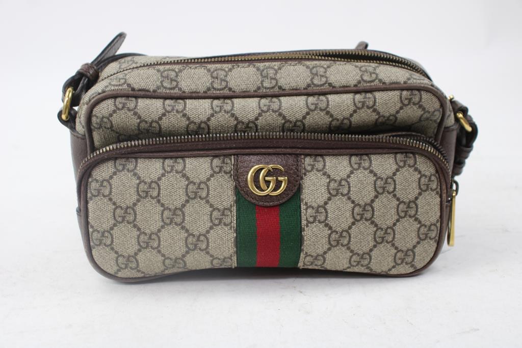 Gucci Ophidia GG Supreme Shoulder Bag - Doublechecked By Entrupy ...