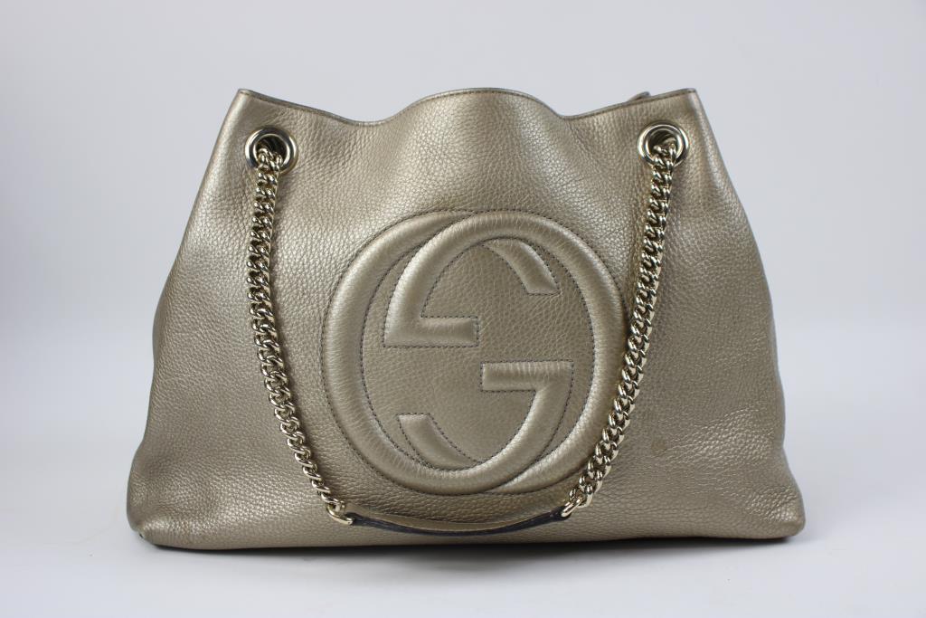 Gucci Soho Chain Tote Bag - Doublechecked By Entrupy | Property Room