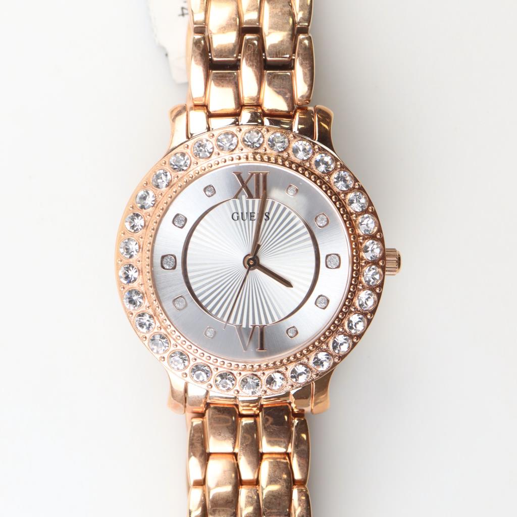 Guess Crystal Rose Tone Watch | Property Room