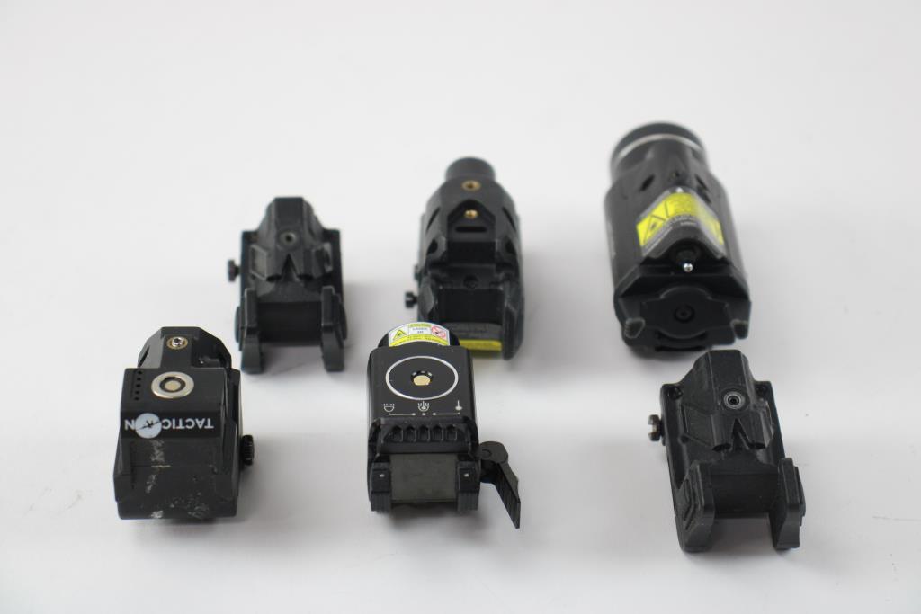 Gun Flashlight & Laser Attachment Lot, 7 Pieces | Property Room