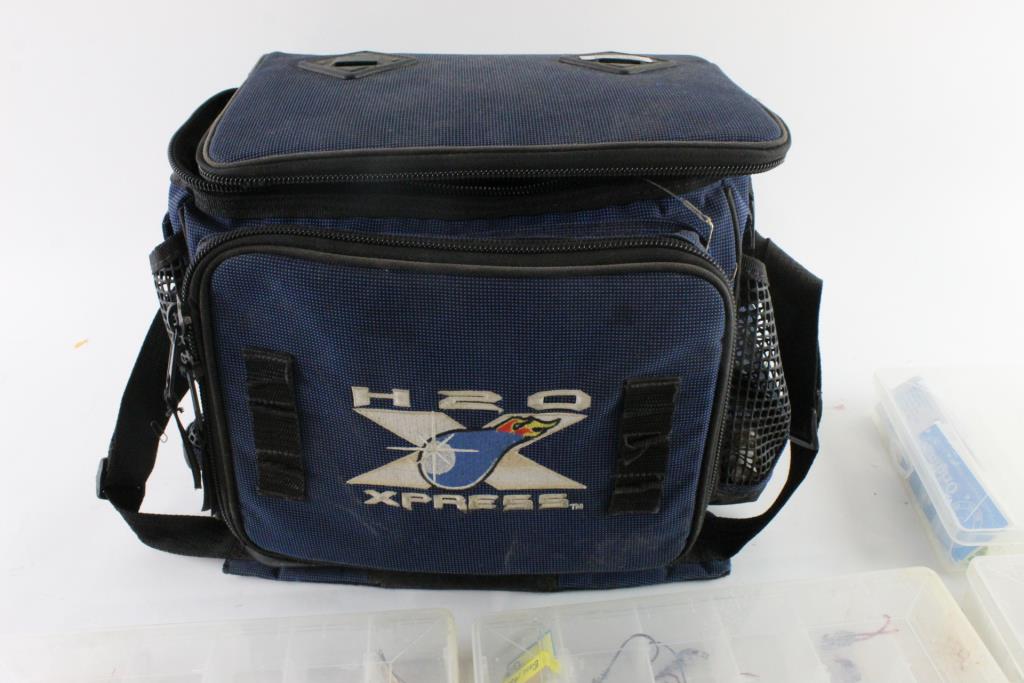 H2O Express Tackle Bag, With Tackle In Plastic Cases, 25+ Pieces ...