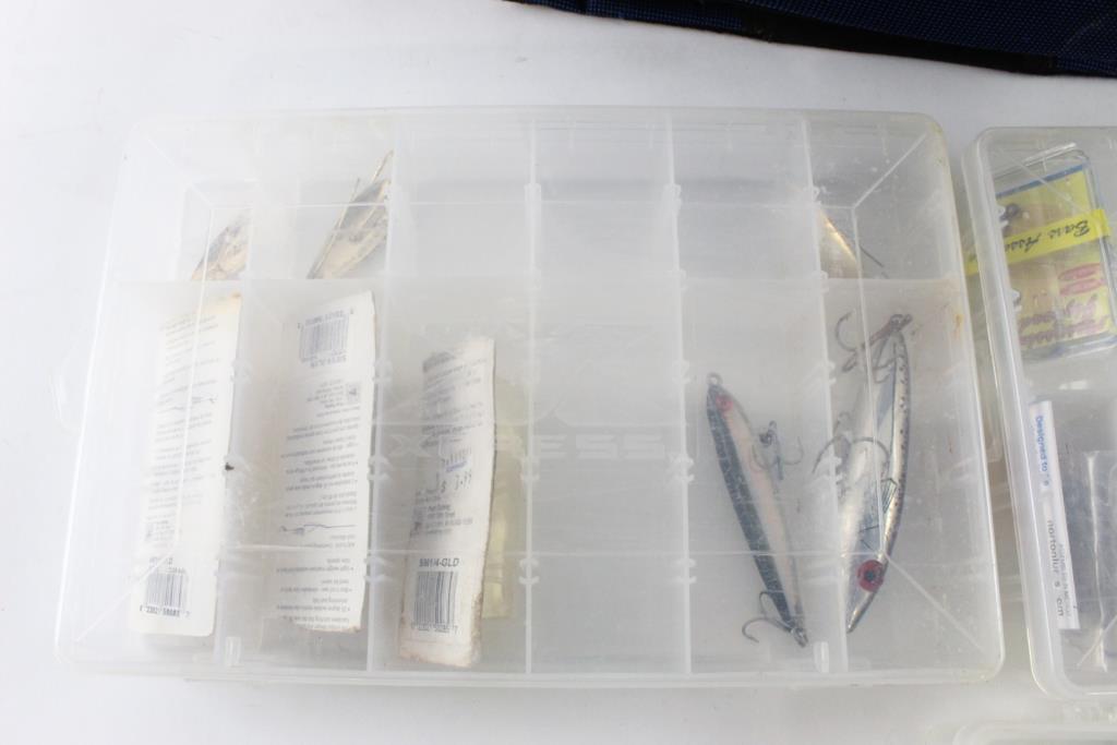 H2O Express Tackle Bag, With Tackle In Plastic Cases, 25+ Pieces ...