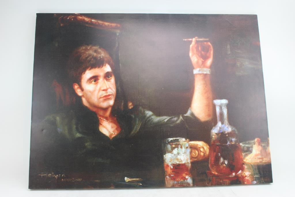 Haiyan Art Print Of Al Pacino In Scarface | Property Room
