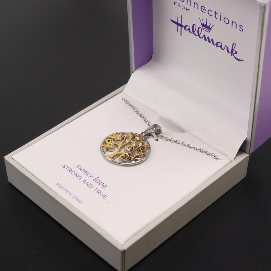 Hallmark "Family Love, Strong And True" Necklace | Property Room