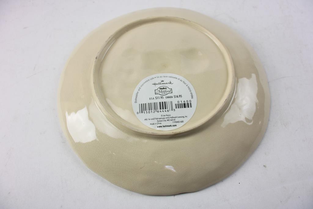 Hallmark Mitford Ceramic Snowman Plate | Property Room