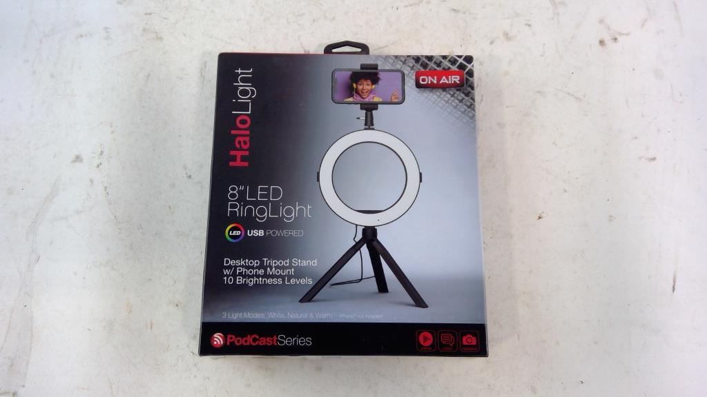 Halo Light 8'' LED Ring Light | Property Room