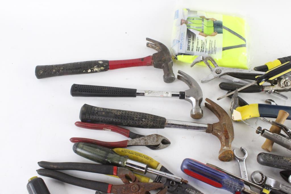 Hammer, Channel Locks, And More, 10+ Pieces | Property Room