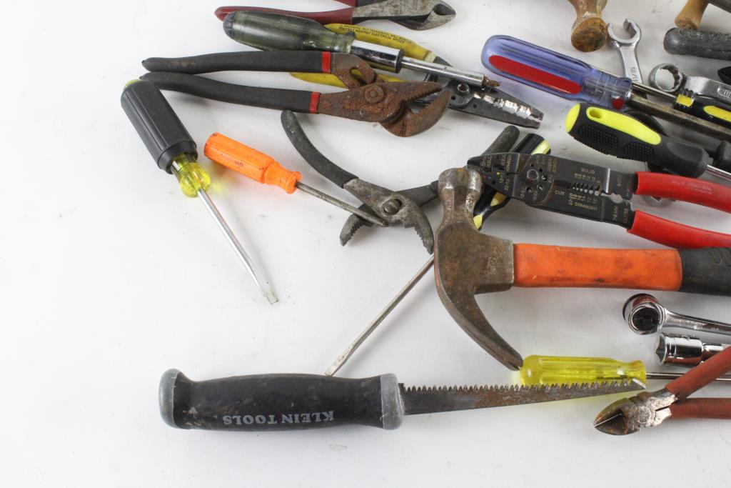 Hammer, Channel Locks, And More, 10+ Pieces | Property Room