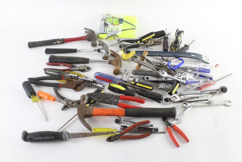 Hammer, Channel Locks, And More, 10+ Pieces | Property Room