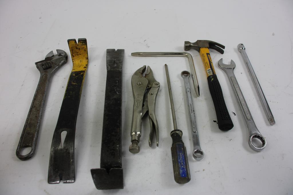 Hammer, Pliers, Crowbar, Drillbits, And More, 10+ Pieces | Property Room