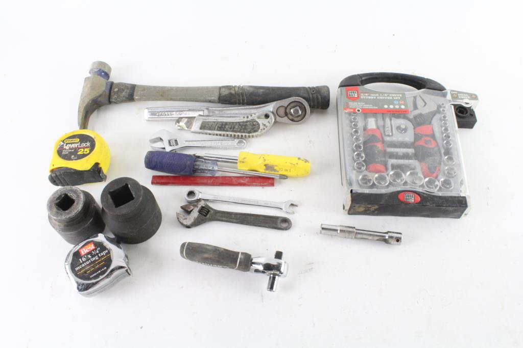 Hammer, Tape Measure, And More, 5+ Pieces | Property Room
