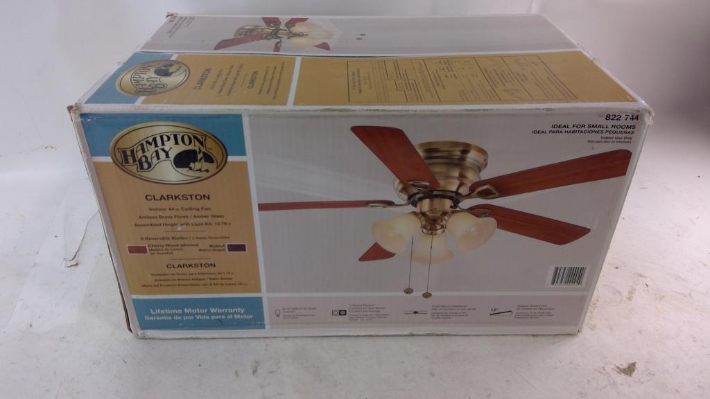 Hampton Bay Clarkston Indoor Ceiling Fan | Property Room