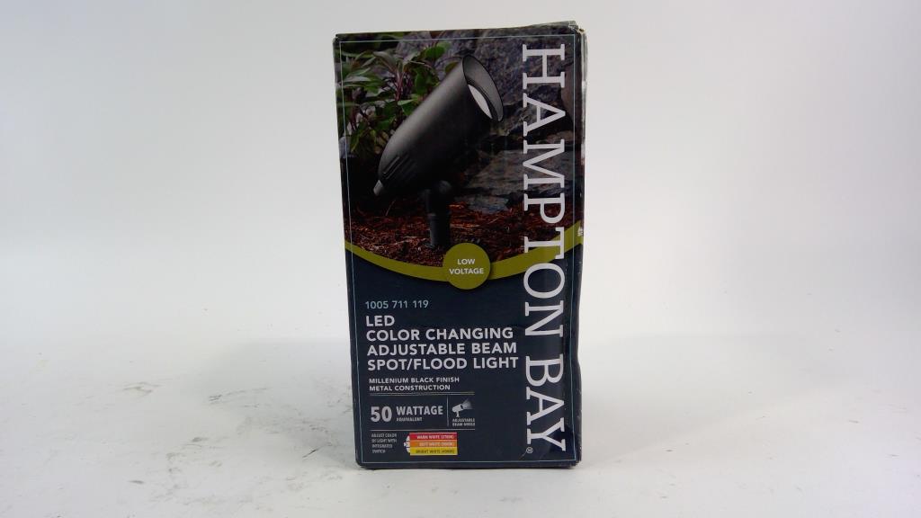 Hampton Bay LED Color Changing Adjustable Beam Spot/flood Light ...