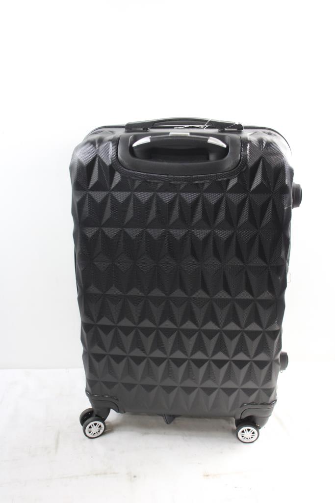 Hard Shell Hex Design 4 Wheel Carry-on | Property Room