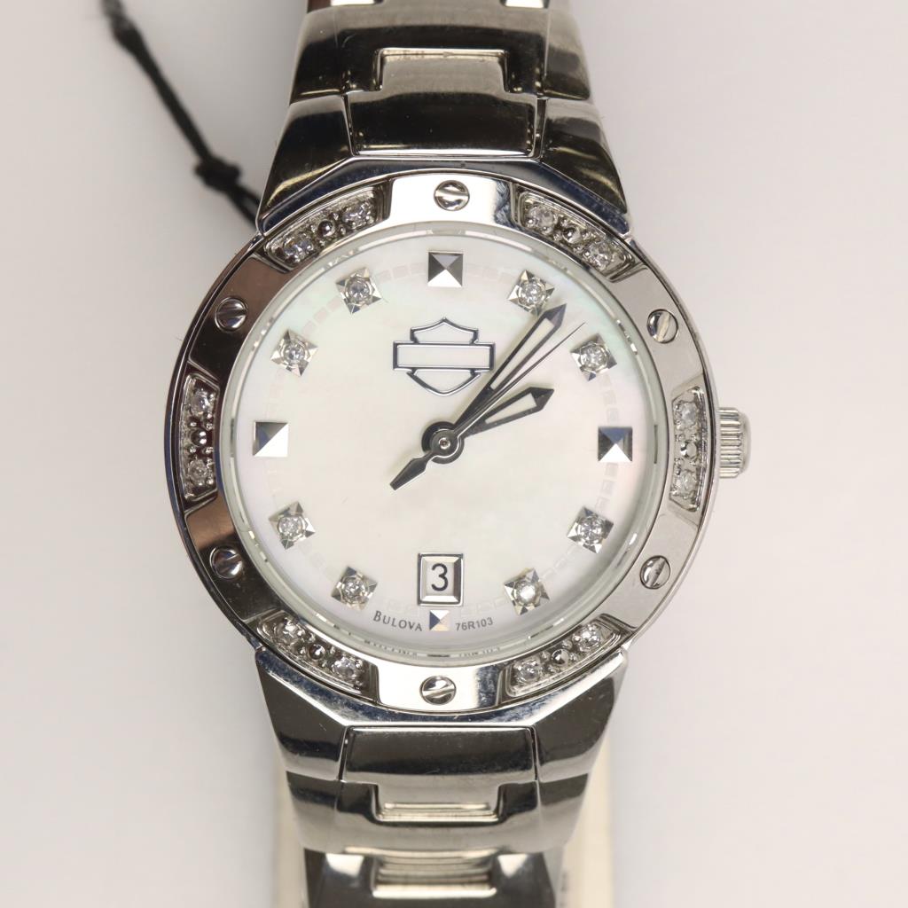 Harley Davidson Bulova Diamond Watch | Property Room