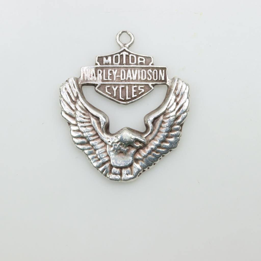 Harley Davidson Sterling Silver Pendant | Property Room