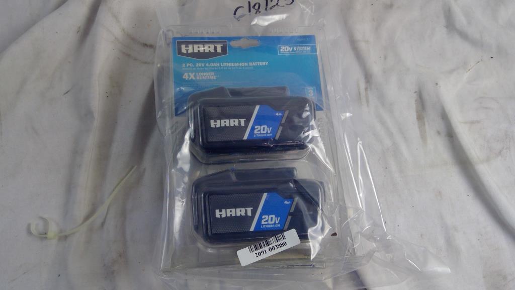 Hart 2 Pc. Rechargable Lithium Batteries | Property Room