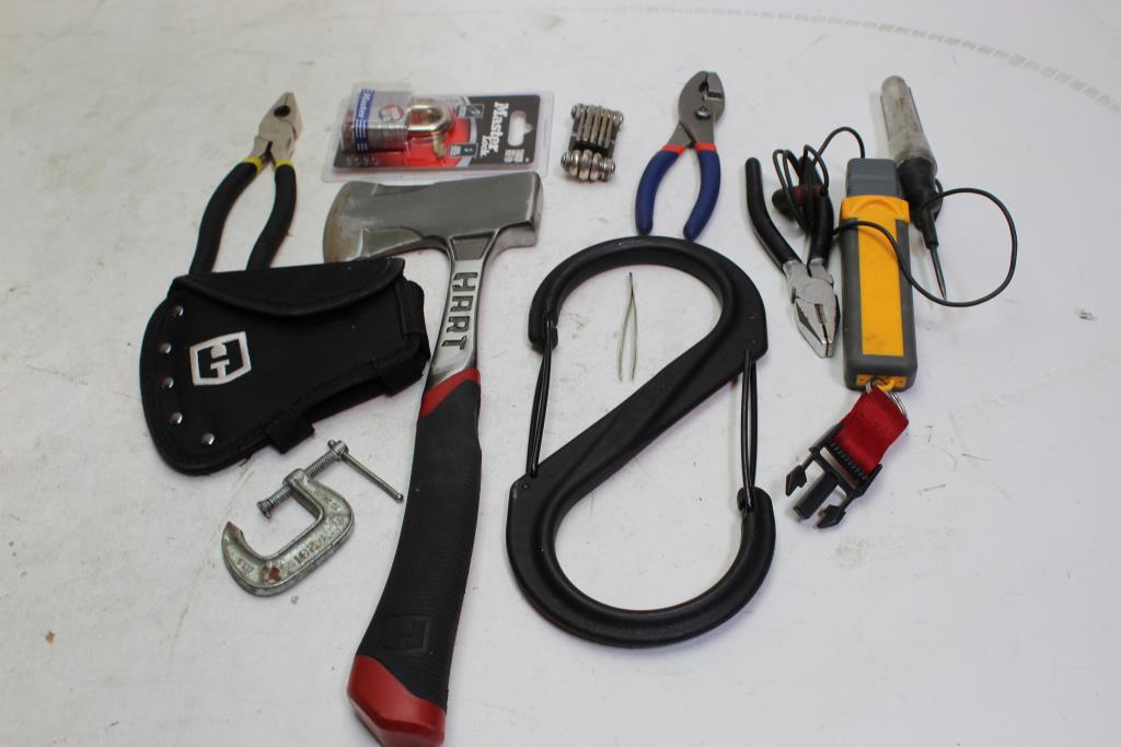Hart Hatchet, Master Lock Key Lock And More | Property Room