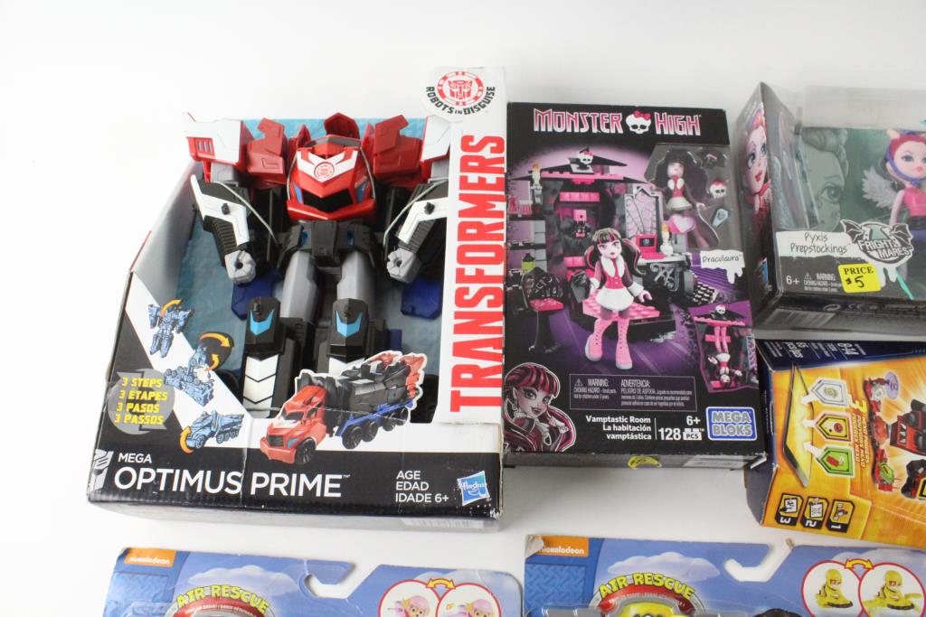 Hasbro Mega Optimus Prime Transformer And More, 9 Pieces | Property Room