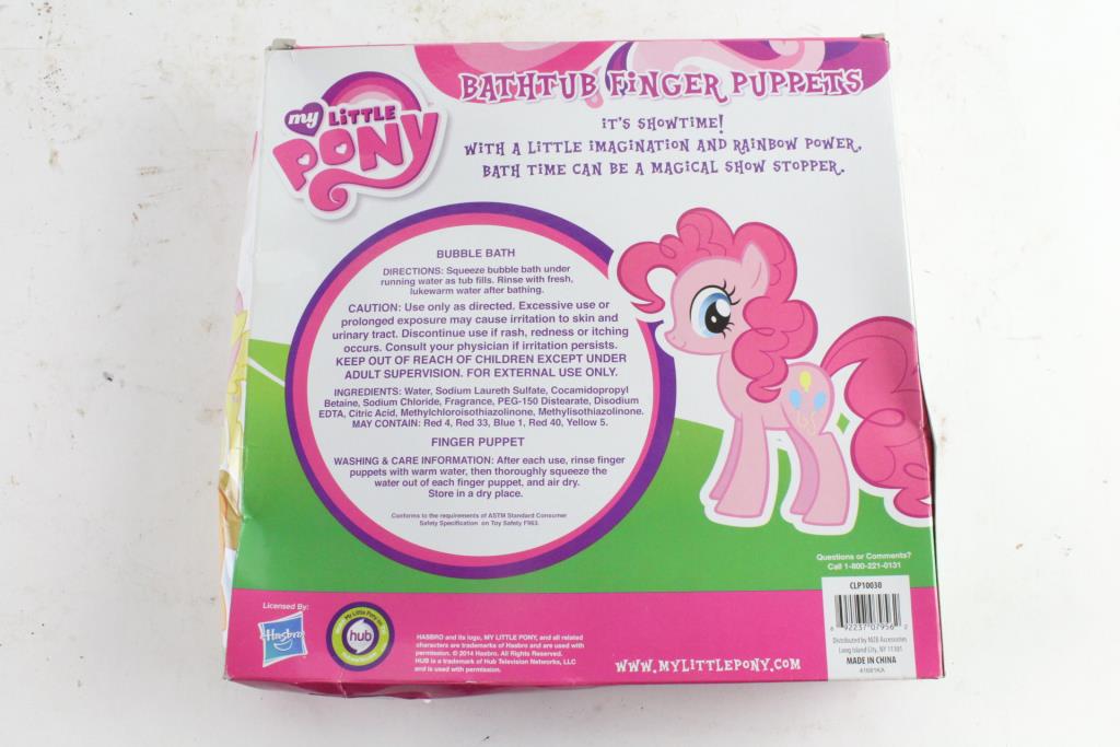 Hasbro My Little Pony Bathtub Finger Puppets | Property Room