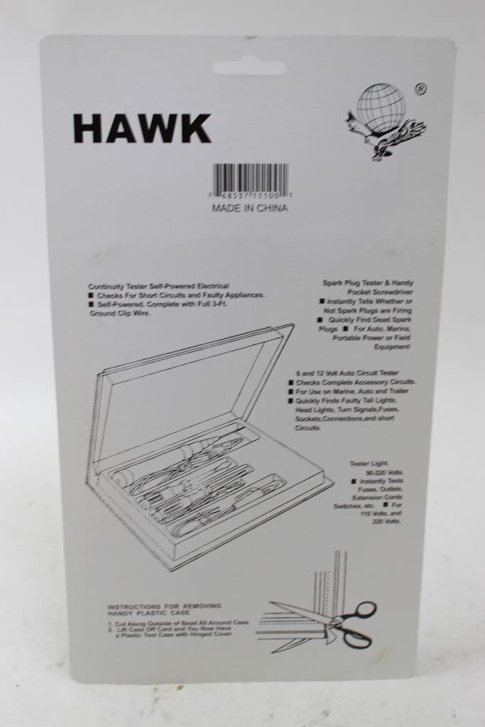 Hawk 4-pc Circuit & Voltage Testing Kits, 12+ Pieces | Property Room