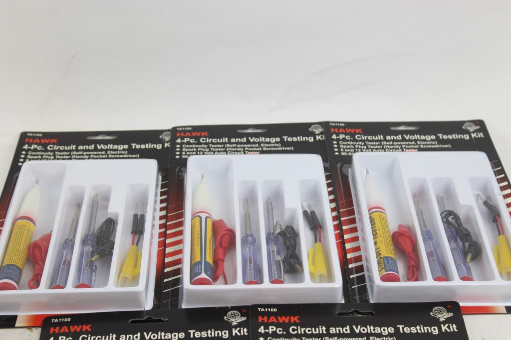 Hawk Ta1100 4 Piece Circuit And Voltage Testing Kit : 5 Packs ...