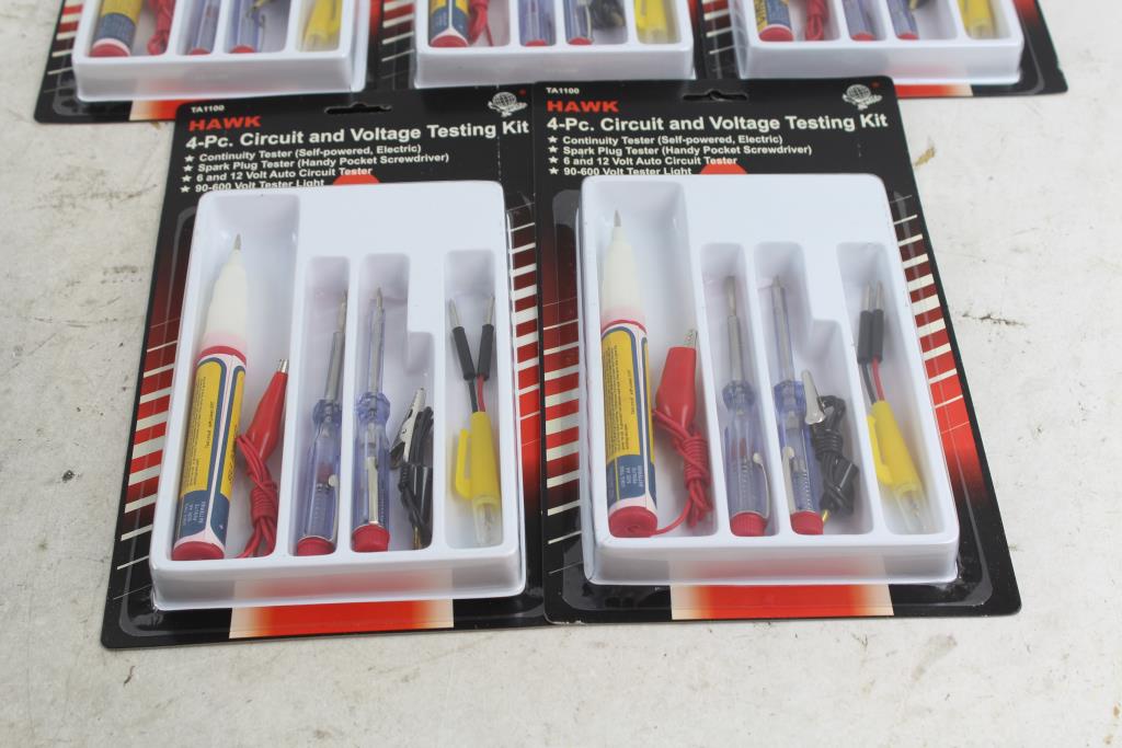 Hawk Ta1100 4 Piece Circuit And Voltage Testing Kit : 5 Packs ...