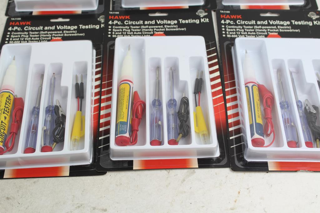 Hawk Ta1100 4 Piece Circuit And Voltage Testing Kit : 6 Packs ...