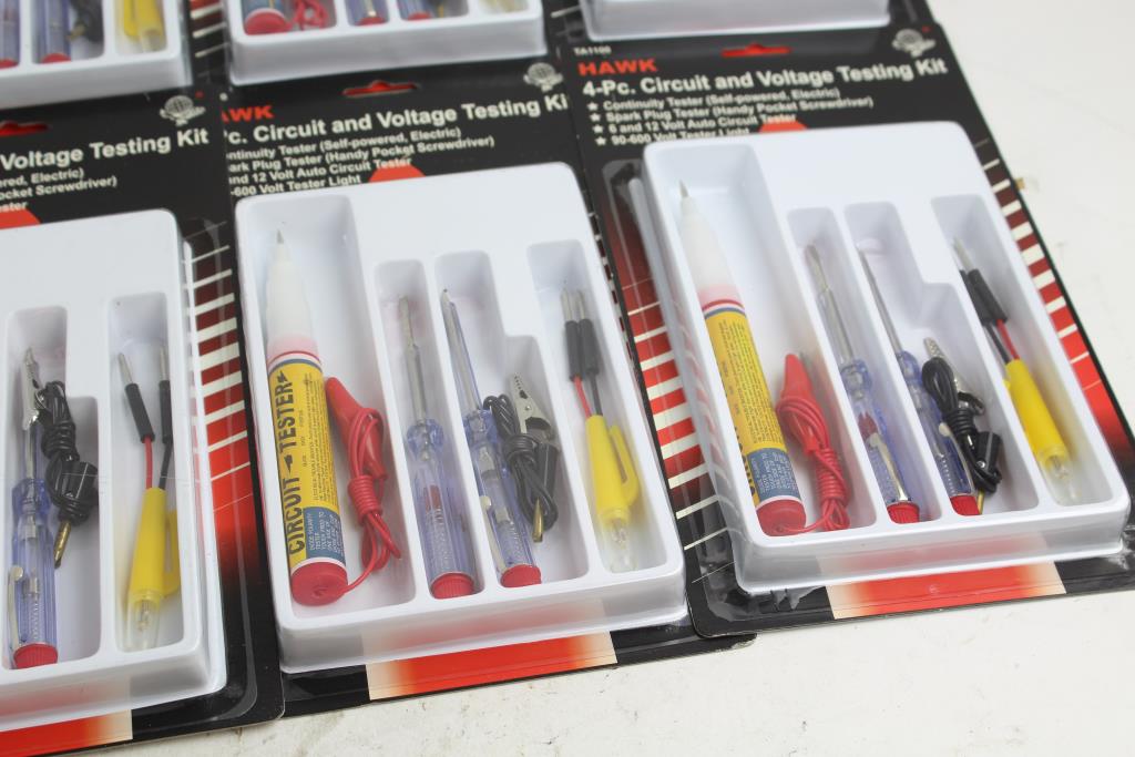 Hawk Ta1100 4 Piece Circuit And Voltage Testing Kit : 8 Packs ...