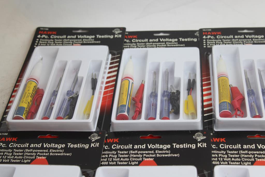 Hawk Ta1100 4 Piece Circuit And Voltage Testing Kit : 8 Packs ...