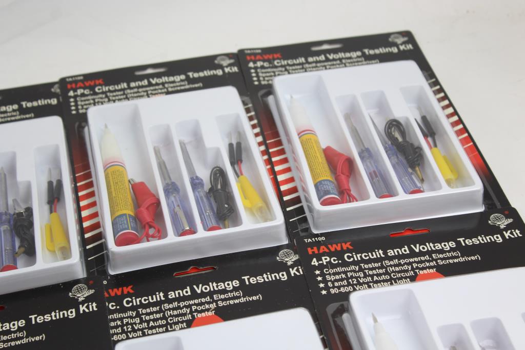 Hawk Ta1100 4 Piece Circuit And Voltage Testing Kit : 8 Packs ...