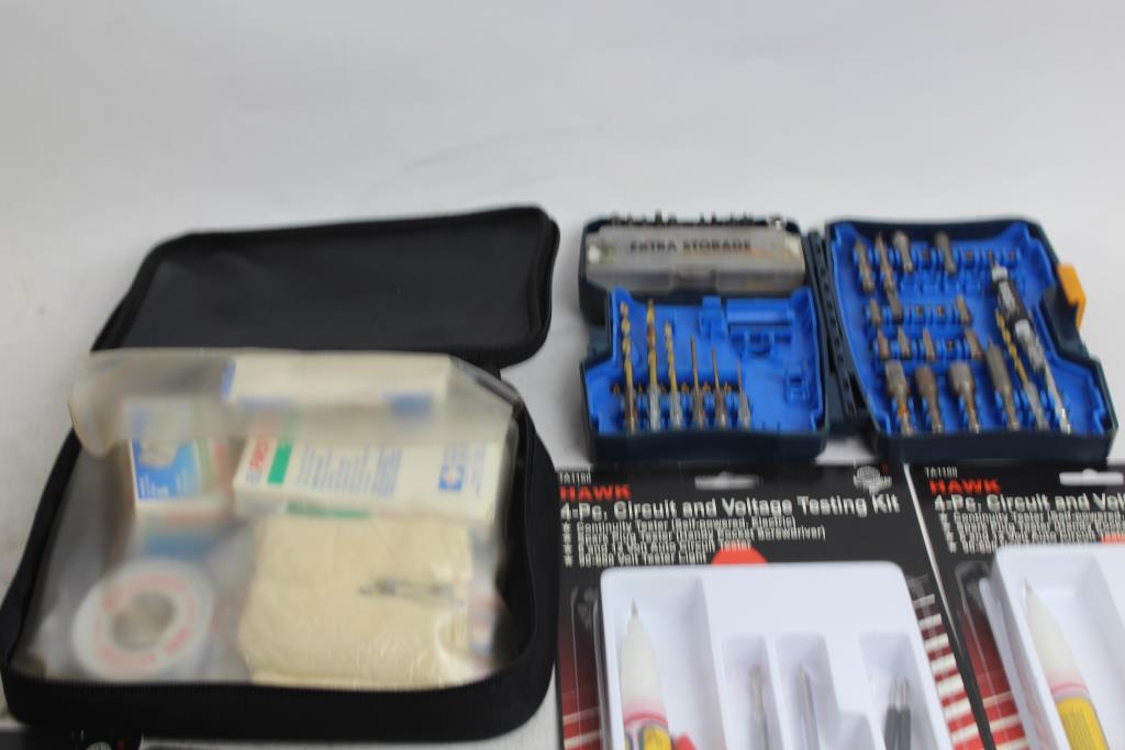 Hawk Ta1100 4 Piece Circuit And Voltage Testing Kit , Ryobi Bit Set And ...