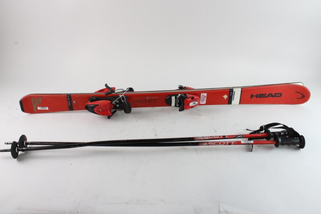 Head Mad Trix Team Youth Skis With Poles | Property Room