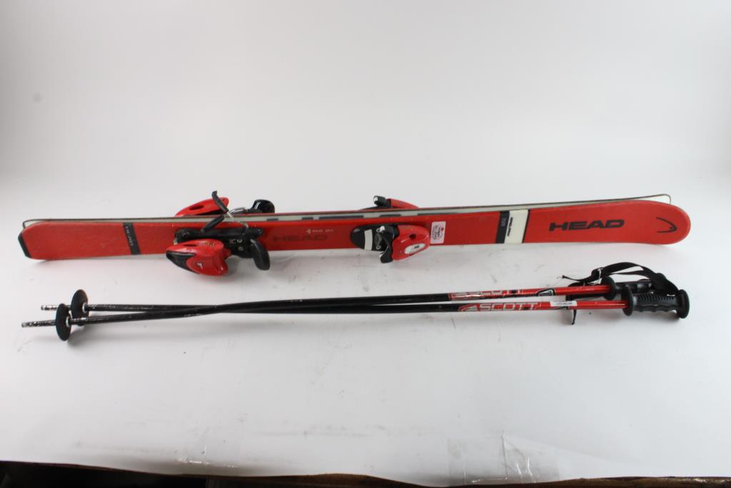 Head Mad Trix Team Youth Skis With Poles | Property Room