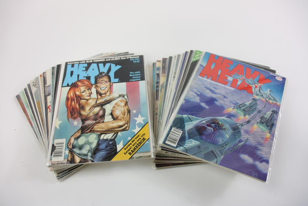 Heavy Metal Comics And More 50+ Pieces | Property Room