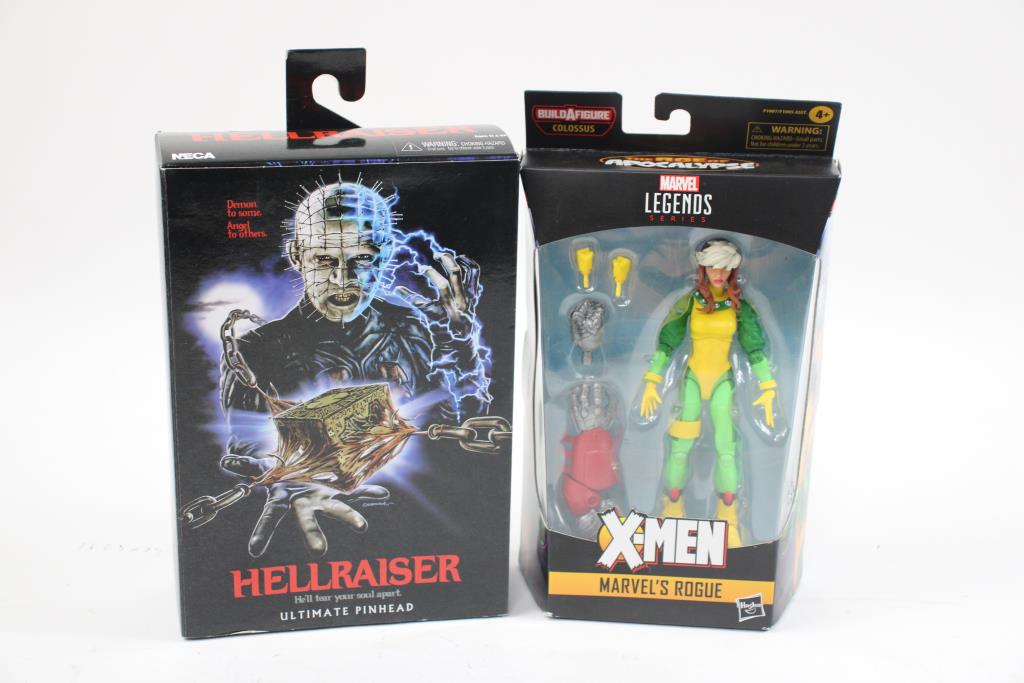 Hellraiser Ultimate Pinhead, Marvel Legends Rogue, Gargoyles Goliath ...