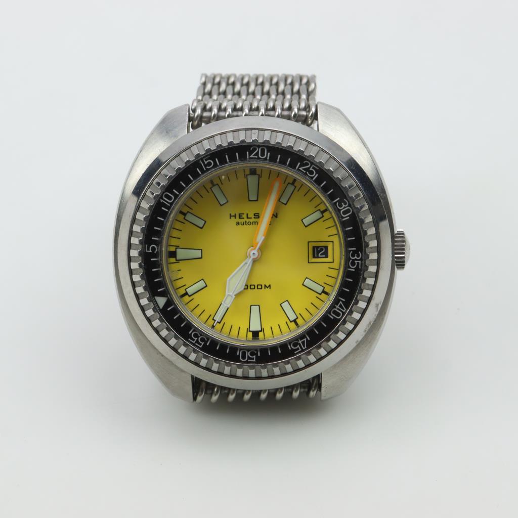 Helson Automatic Mango Turtle Diver Watch | Property Room