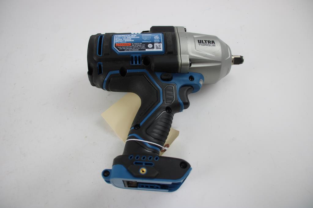Hercules 20v Brushless Ultra Torque Impact Wrench | Property Room
