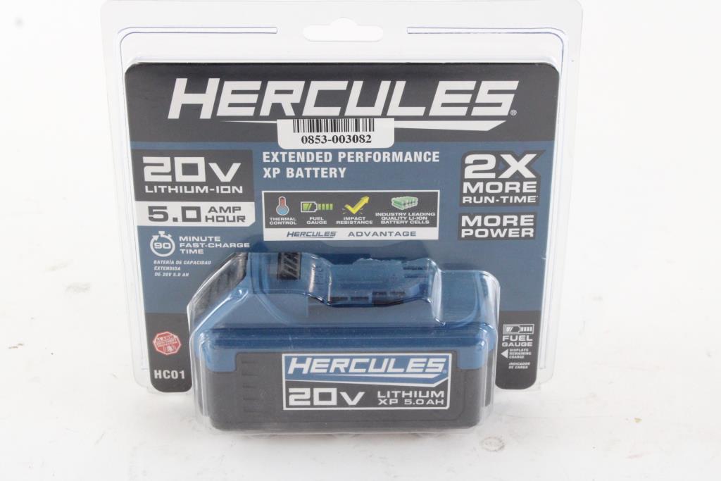 Hercules 20V Lithium Ion Battery | Property Room
