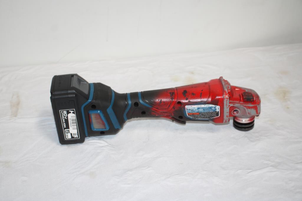Hercules, Brushless Cordless Slide Switch Angle Grinder | Property Room