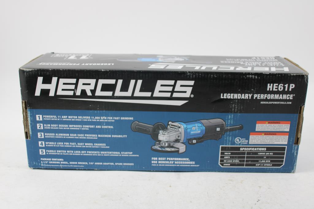 Hercules, Paddle Switch Small Angle Grinder | Property Room
