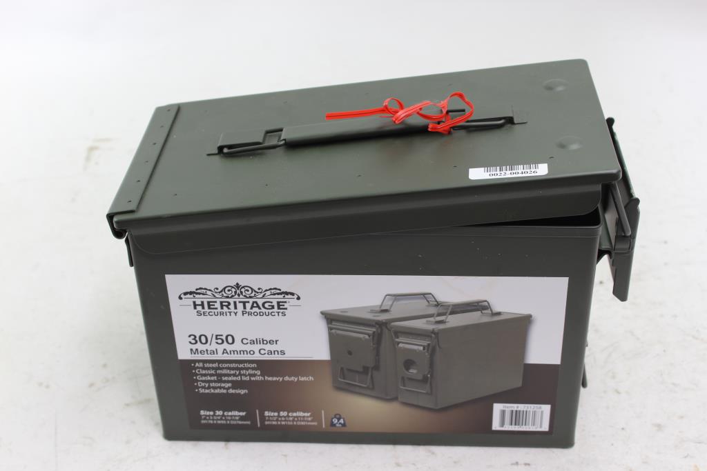 Heritage Security Products Metal Ammo Can | Property Room